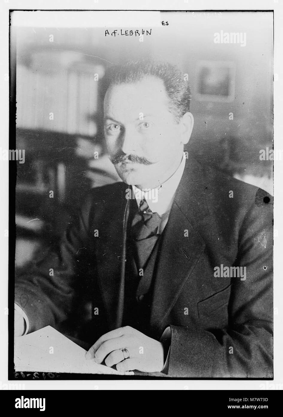Portrait of A.F. Lebrun, a historical figure whose contributions to a ...