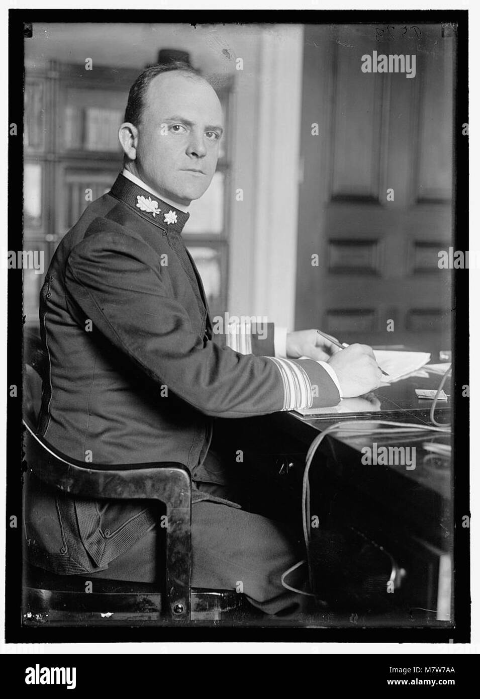Portrait of Christian Joy Peoples, a U.S. Navy Captain known for his ...