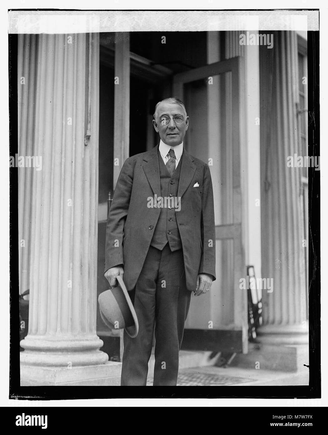 Portrait of Robert H. Coker, captured in 1923, representing a ...