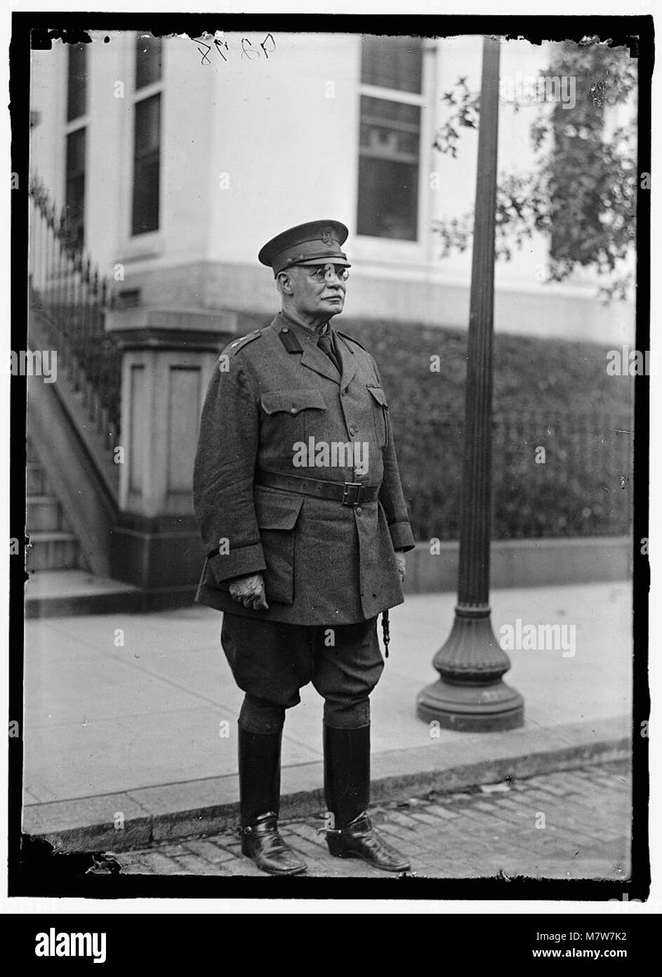 This image captures Major General Hugh L. Scott, Chief of Staff of the ...