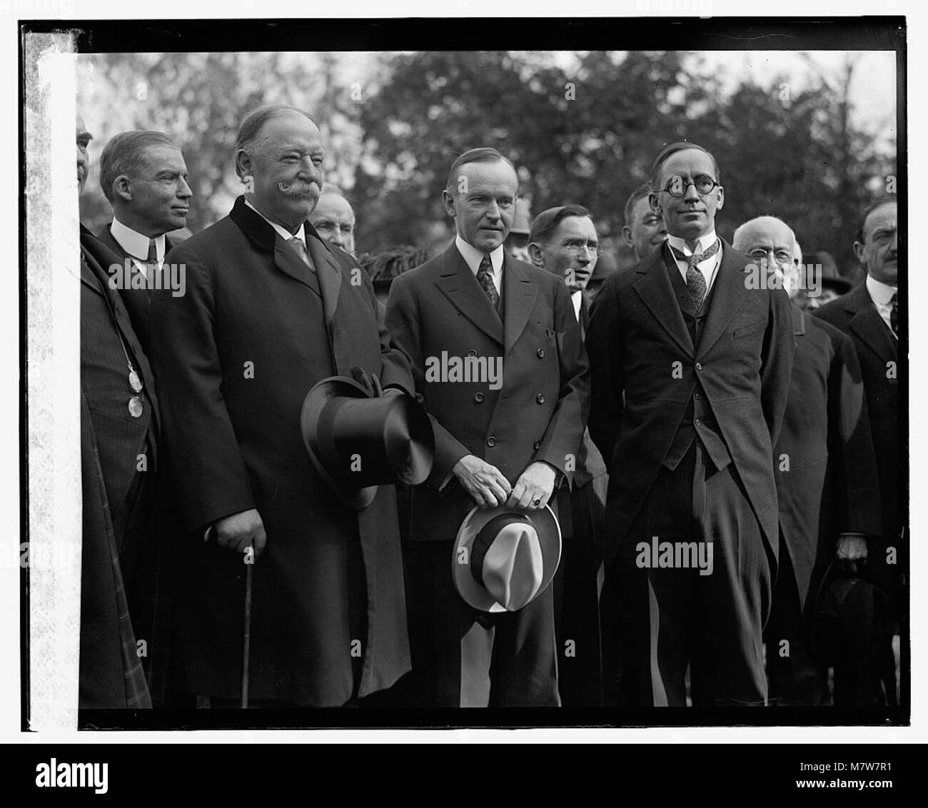 This photograph features U.S. Presidents William Howard Taft, Calvin ...