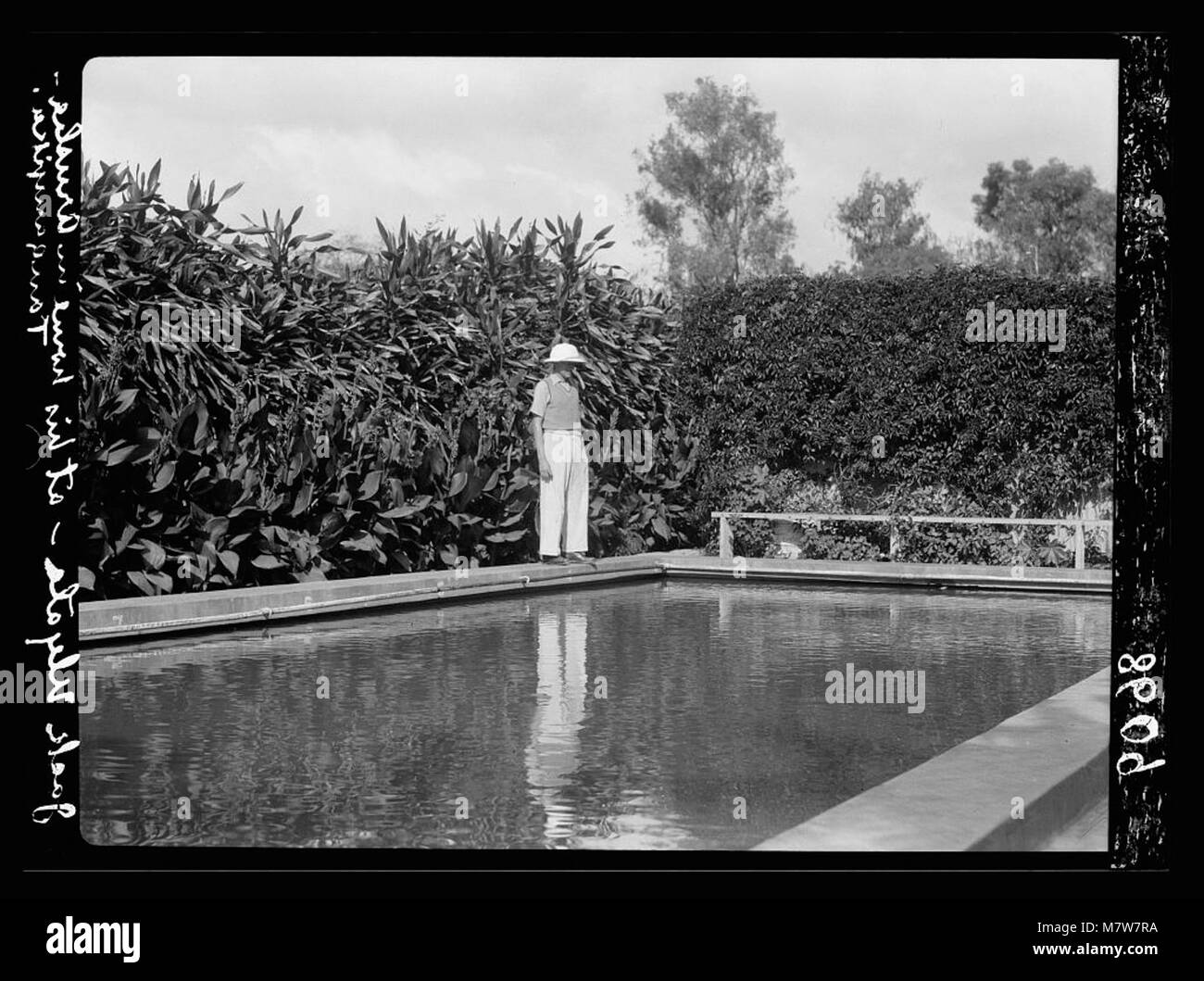 A swimming pool at the Arusha Hotel in Tanganyika (modern-day Tanzania ...