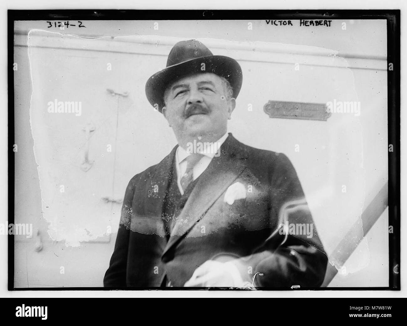 A portrait of Victor Herbert, a prominent composer and conductor known ...