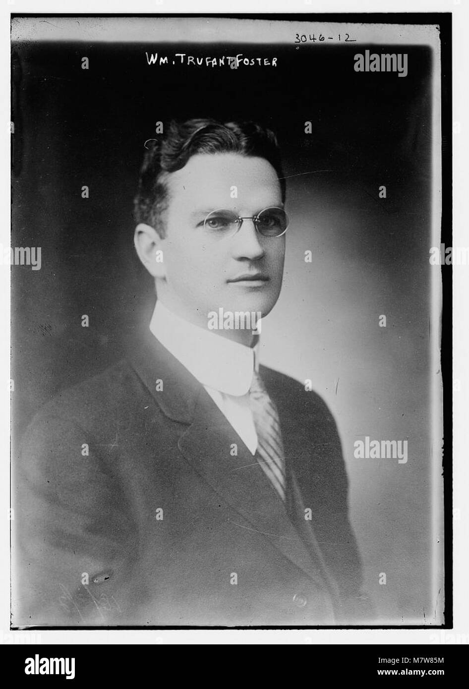A photograph of Wm. Trufant Foster, showcasing his likeness and ...