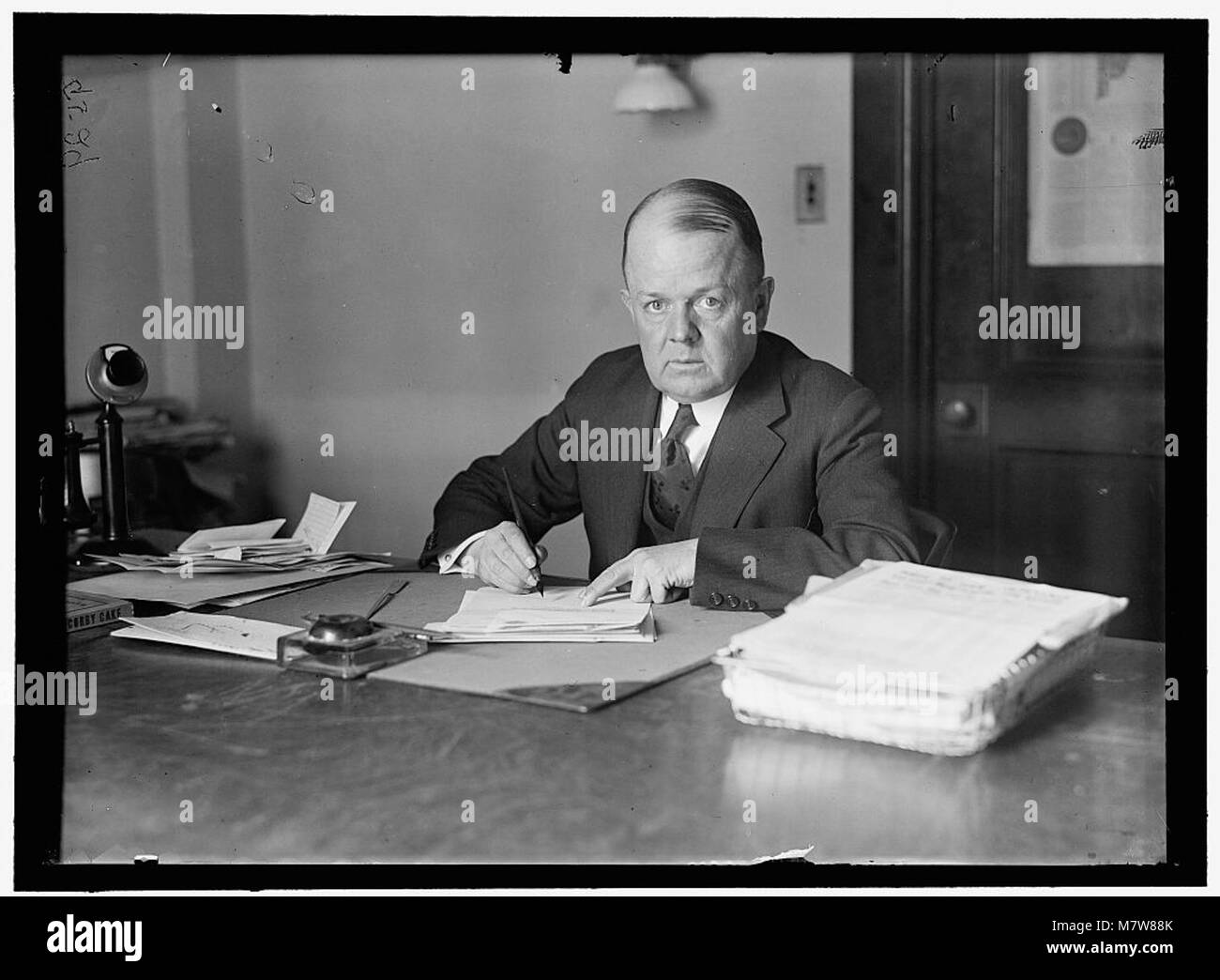 Robert W. Woolley, photographed as Commissioner of the Interstate ...