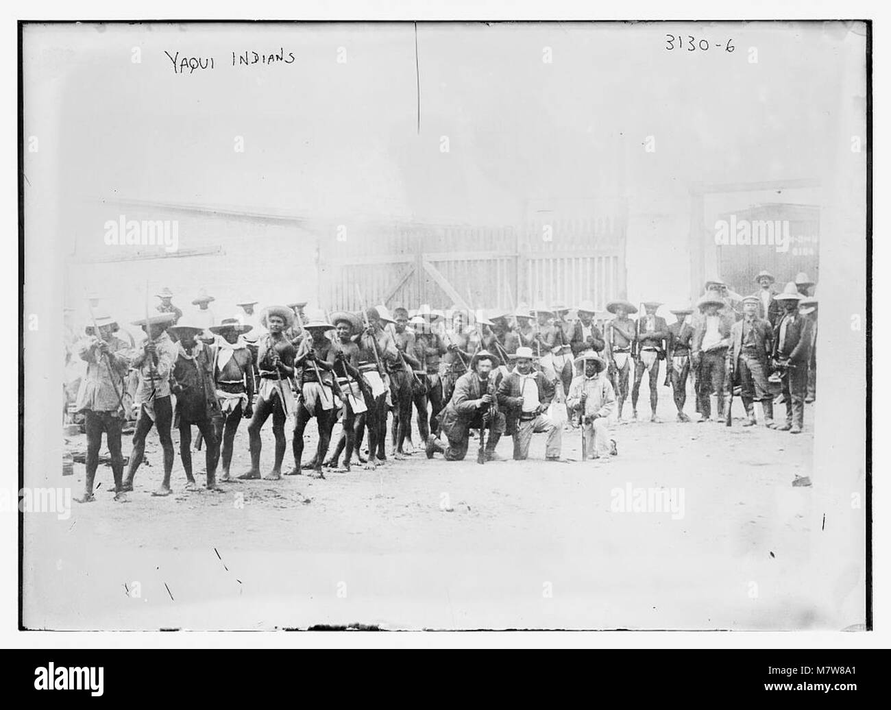 This image features Yaqui Native Americans, an indigenous people from ...