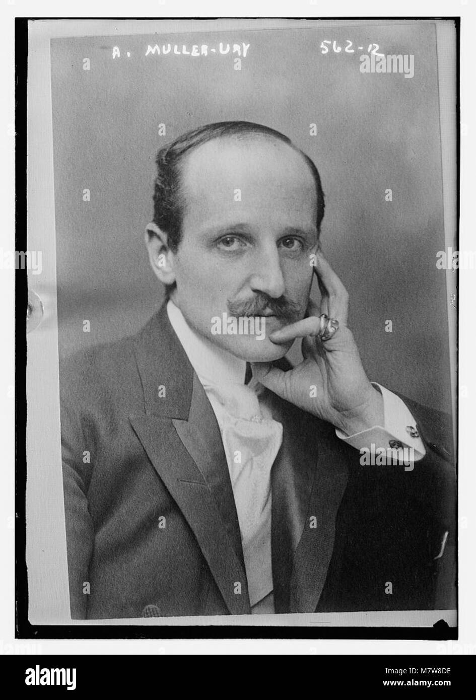 This image shows a portrait of A. Muller-Ury, a well-known figure whose ...