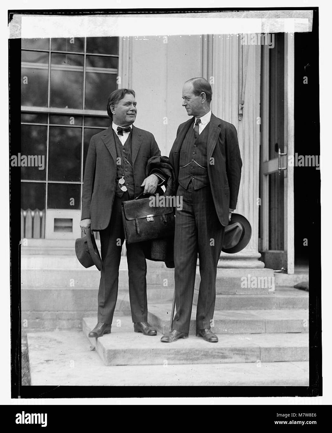 This photograph shows William Borah and John McCormack, two prominent U ...