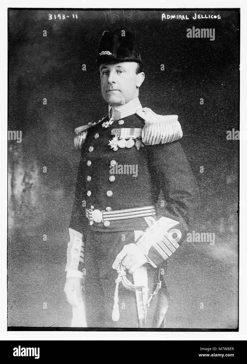 A portrait of Admiral Sir John Jellicoe, a British naval officer best ...