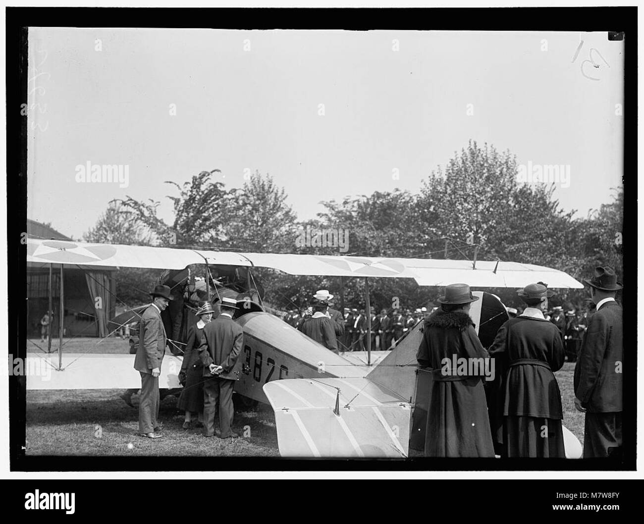 The inauguration of the first continuously scheduled air mail service ...