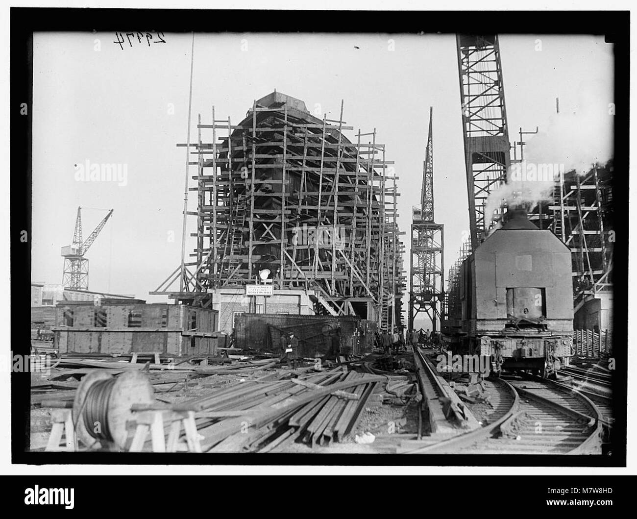 Images of Alexandria Ship Yards, depicting various views of the site ...