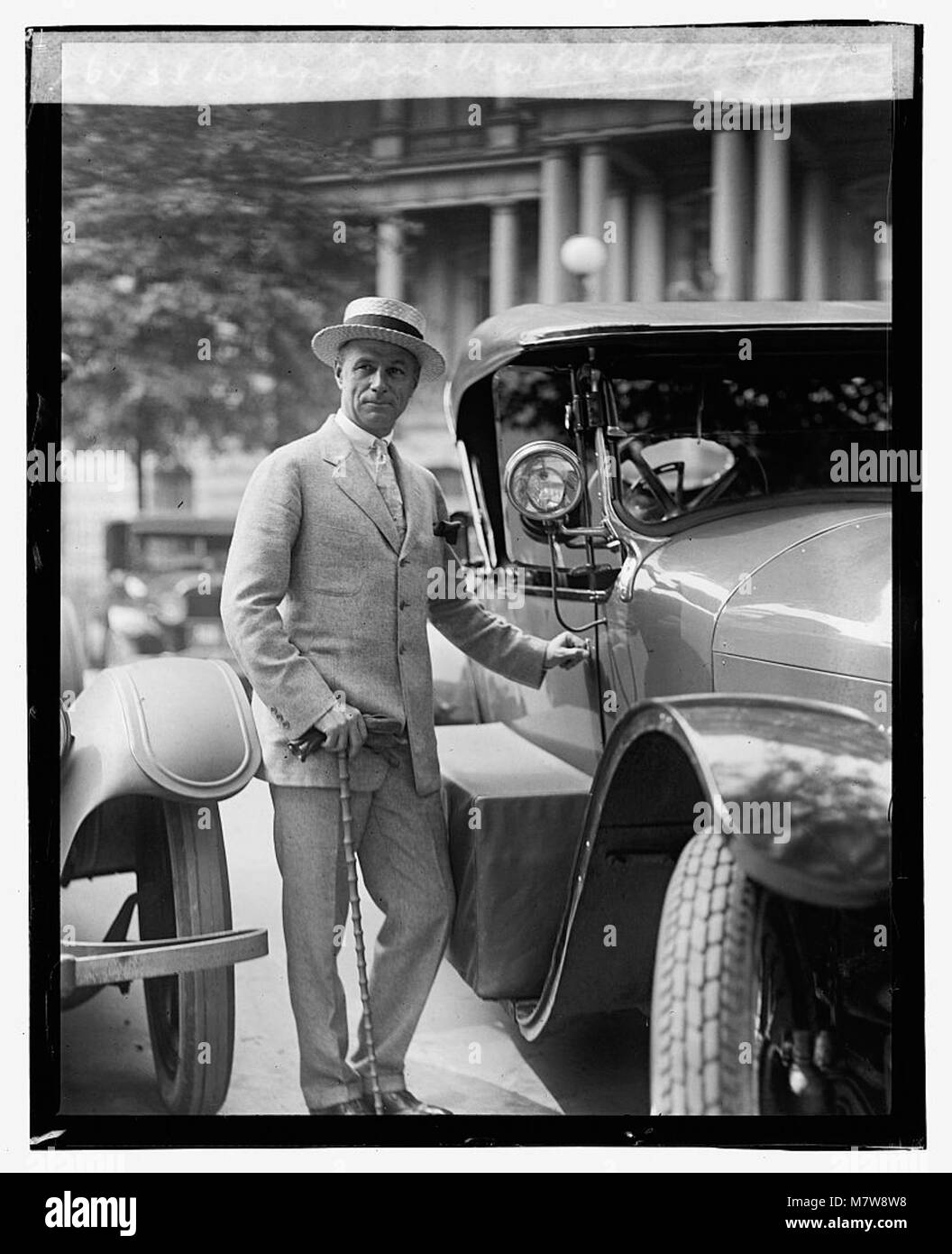 A portrait of Brigadier General William Mitchell, a significant figure ...