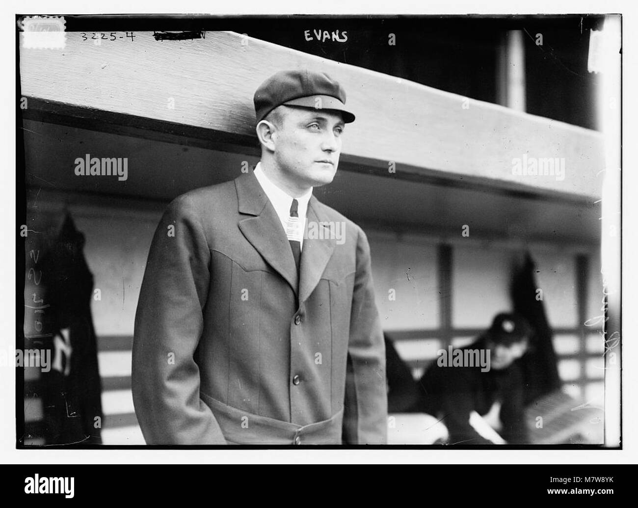 Billy Evans, an American League umpire, is captured in this historical ...