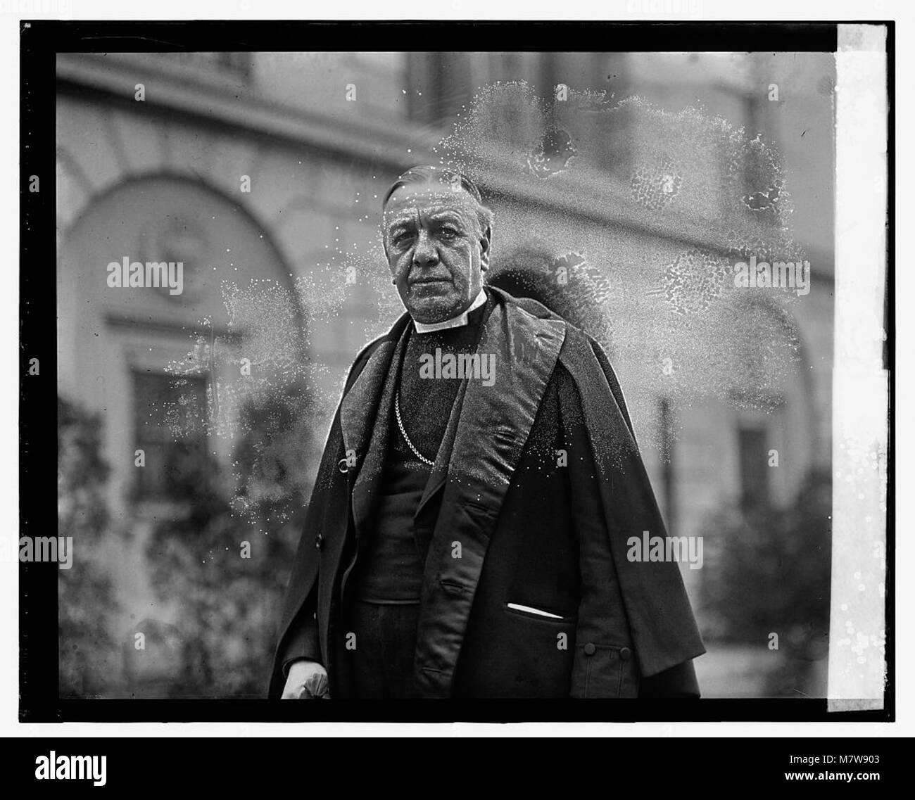 A portrait of Bishop Freeman, a notable religious figure, captured in a ...