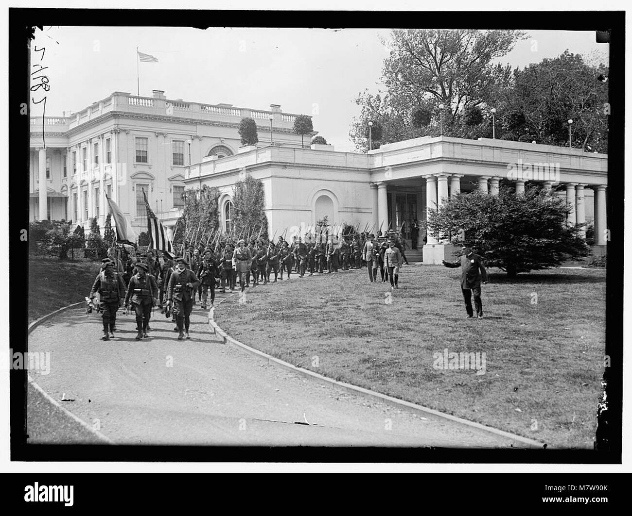 A photograph of the Blue Devils, members of the Chasseurs Alpins, at ...
