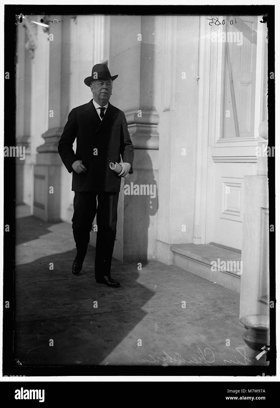 A portrait of George Earle Chamberlain, U.S. Senator from Oregon, who ...