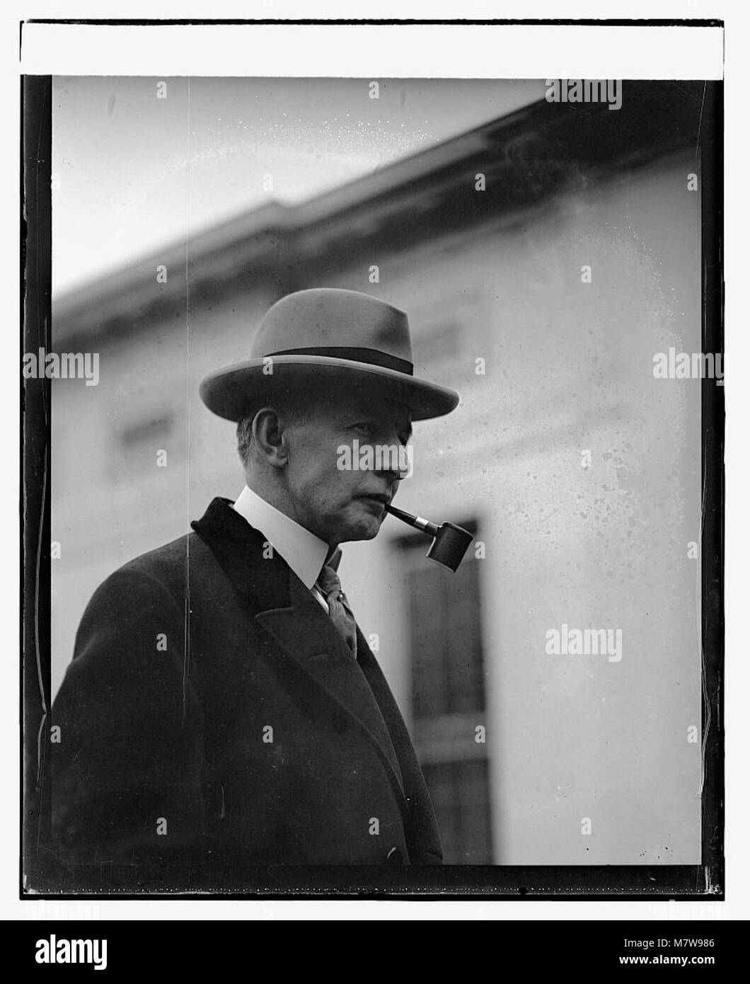 A portrait of Charles G. Dawes, a U.S. statesman and Nobel Peace Prize ...