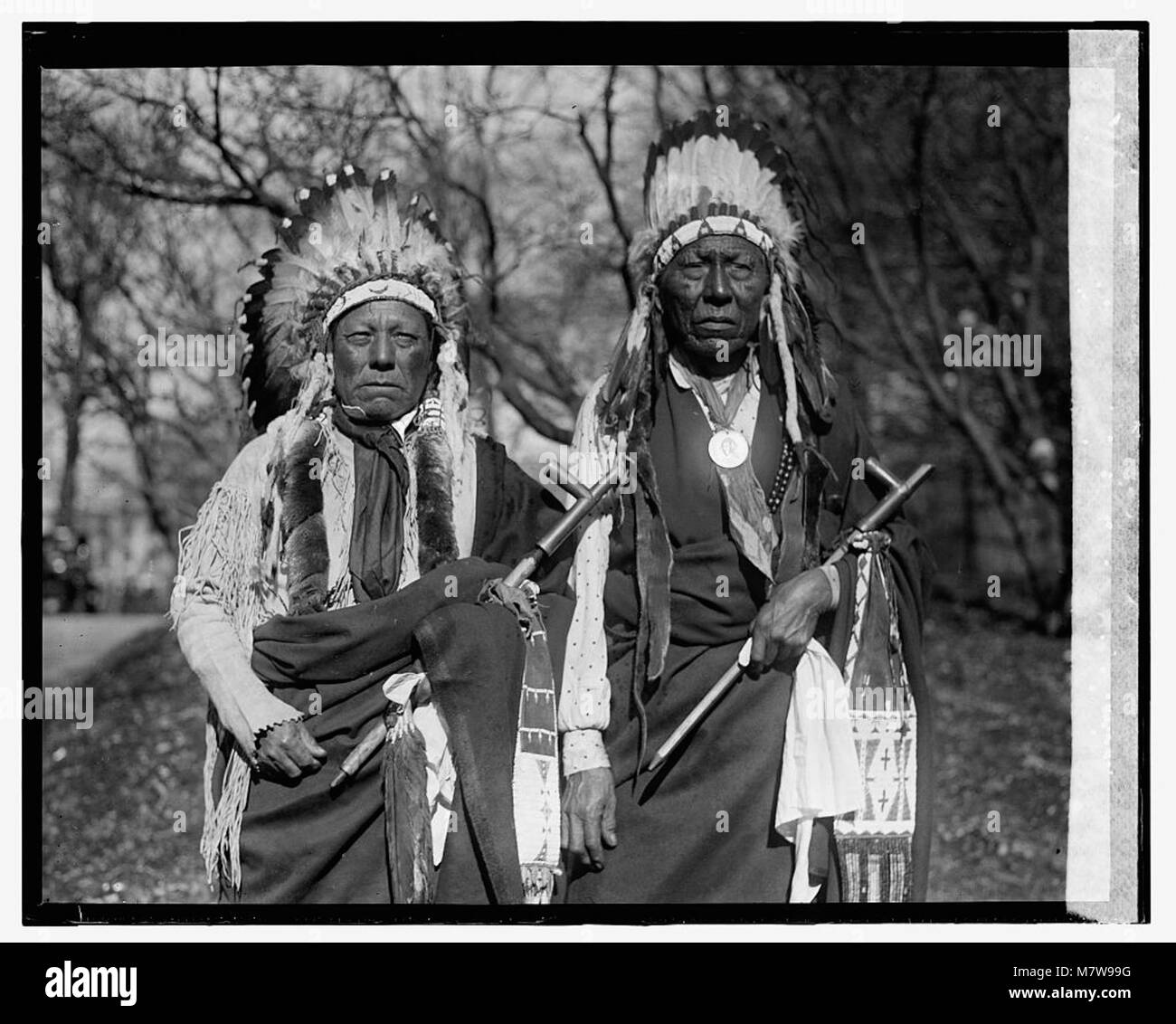 A historical photograph of the Cheyenne Chiefs taken on January 25 ...