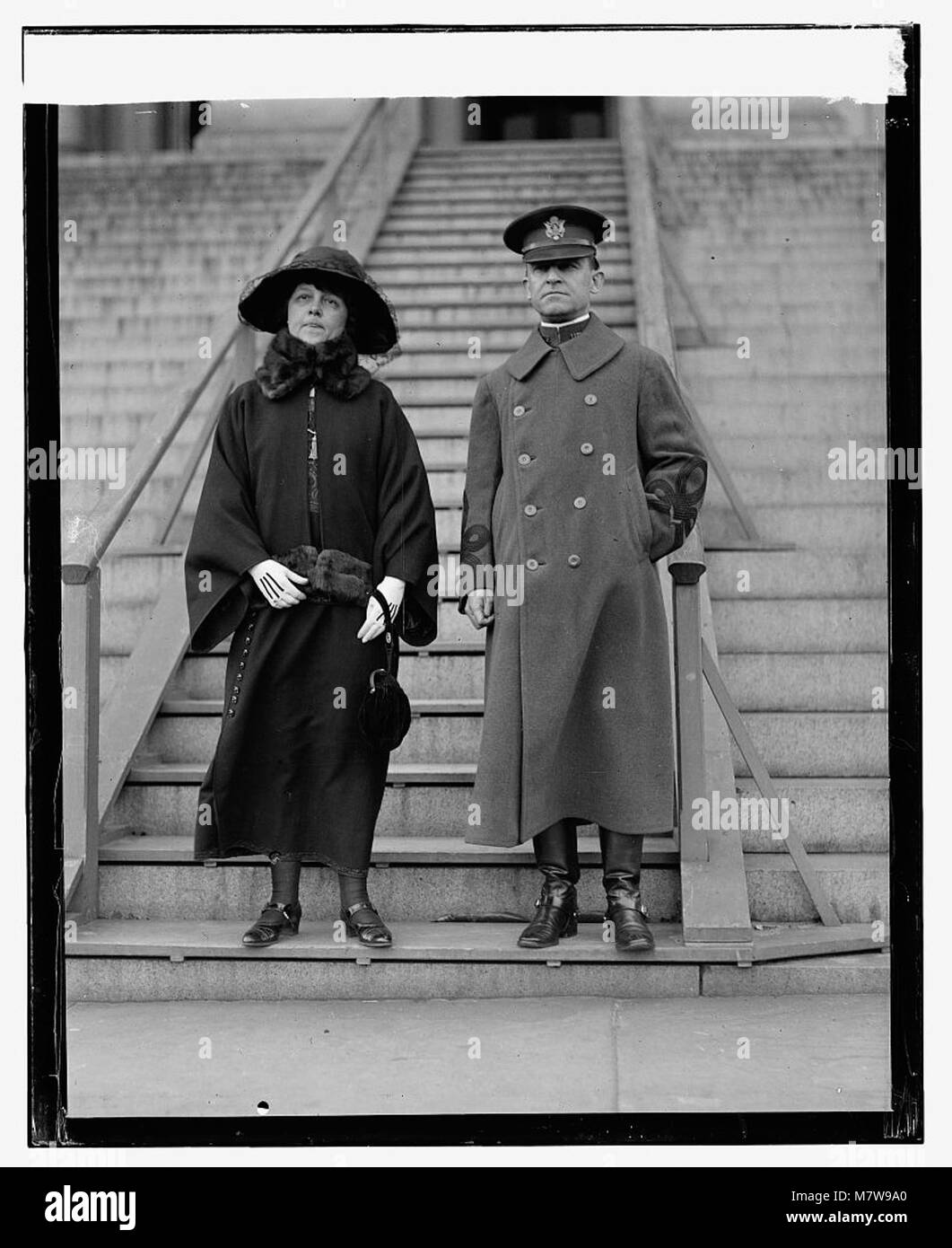 Portrait of Colonel and Mrs. Perry L. Miles, dated March 14, 1924. This ...