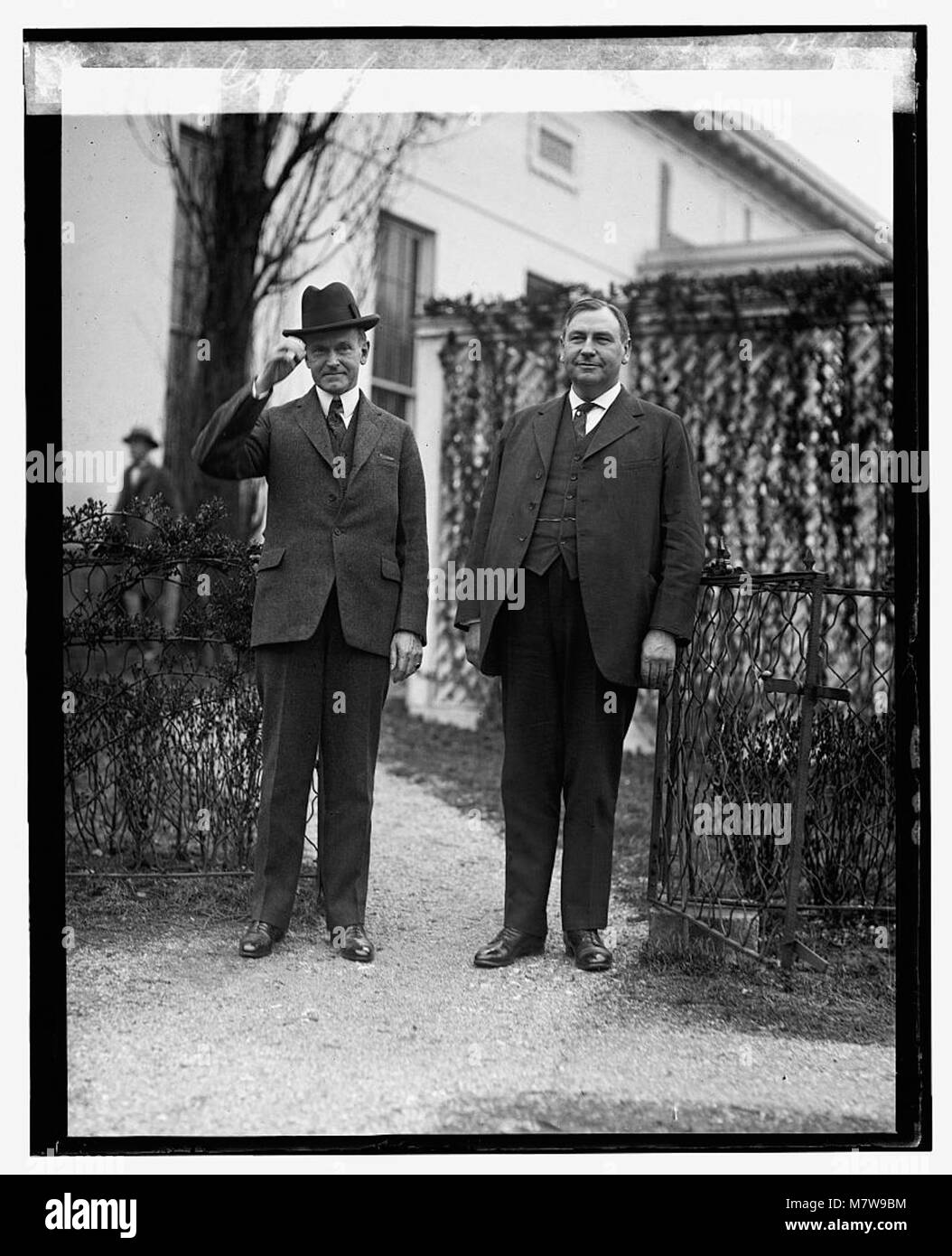 This image features U.S. President Calvin Coolidge alongside Harlan F ...