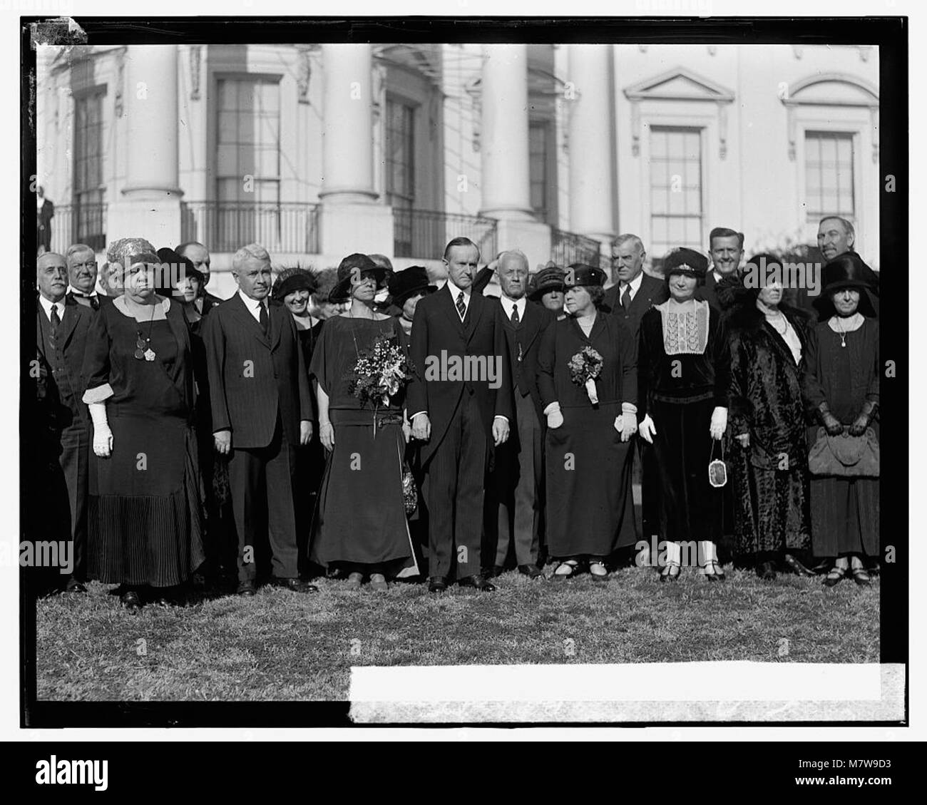 A photograph of President Calvin Coolidge with Representative Nathaniel ...
