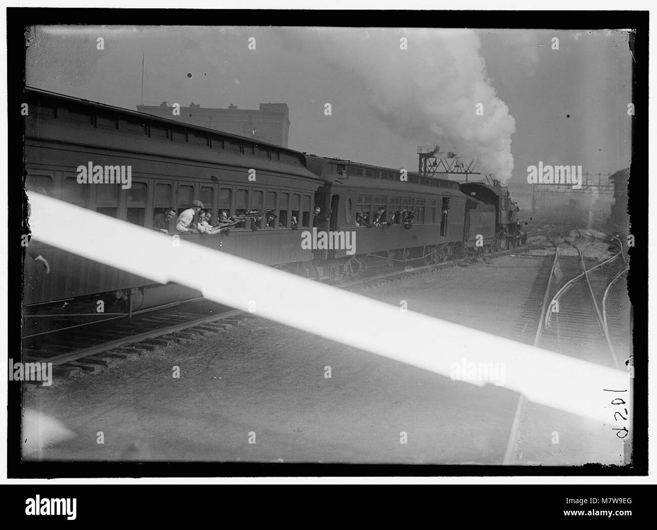 Men drafted for army service Black and White Stock Photos & Images - Alamy