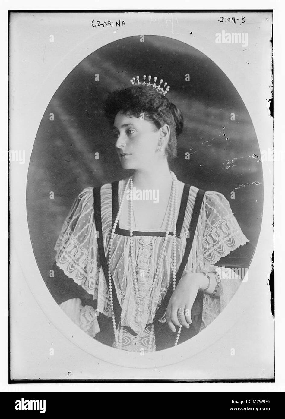 A portrait of Czarina, capturing the dignified and regal presence of ...