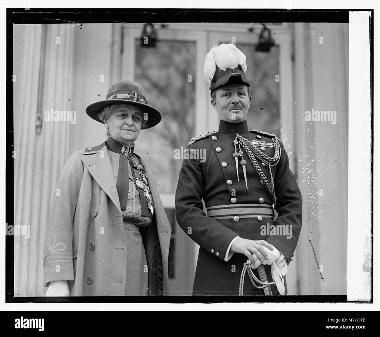 This photograph features Dame Maude McCarthy and Colonel C.E.C.G ...