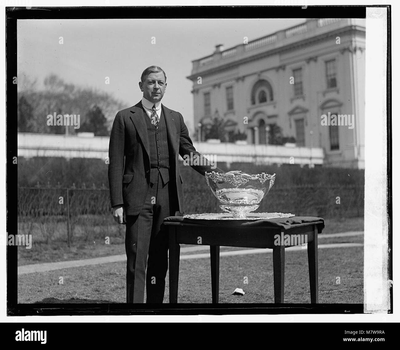 A photograph of Dwight Davis from March 17, 1924, offering a glimpse ...