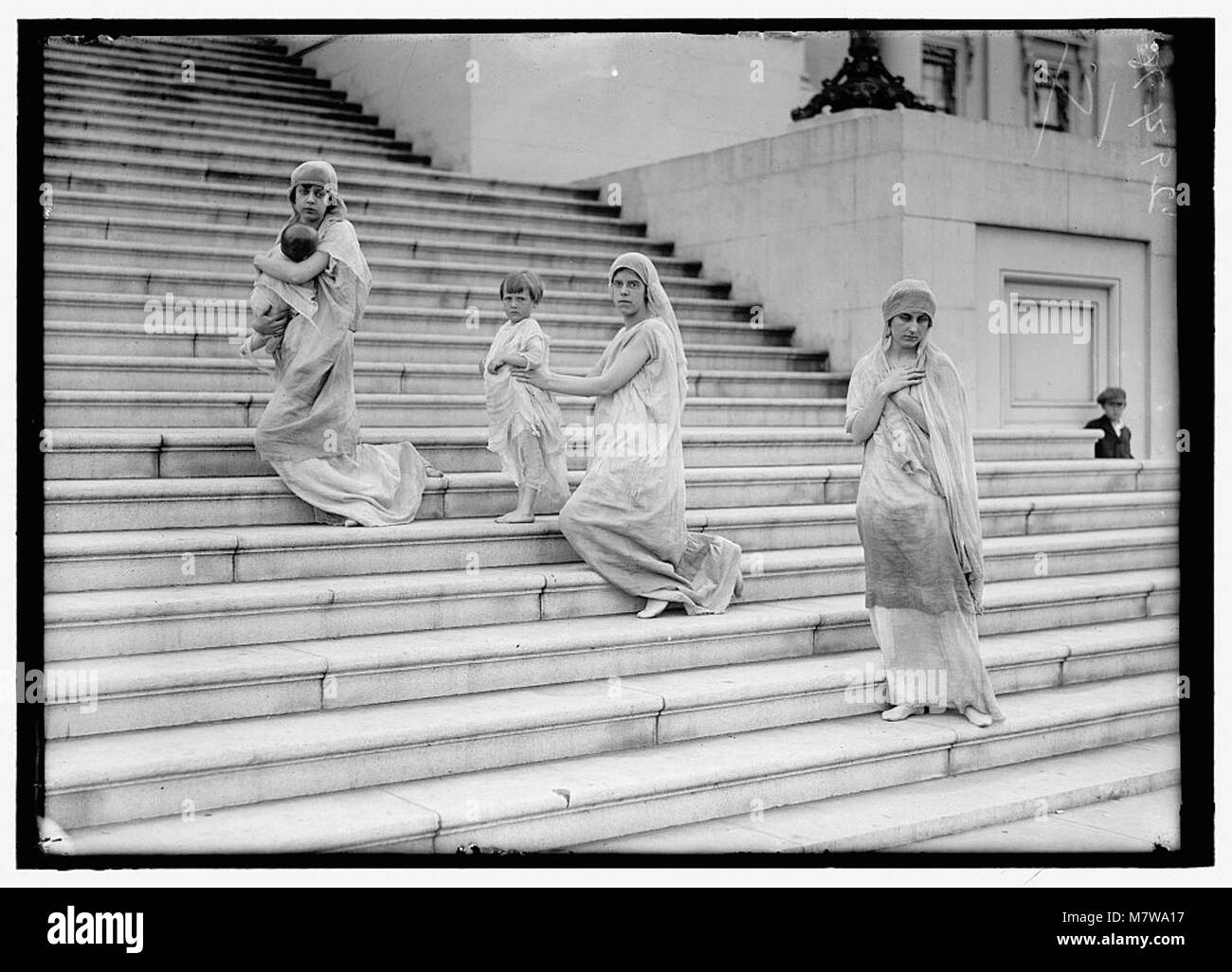 A scene commemorating the Fourth of July celebration at the Capitol ...