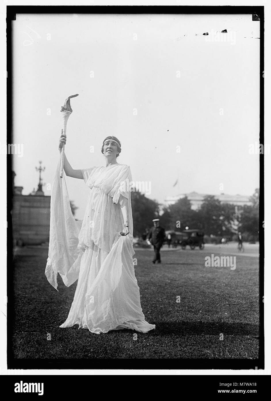 A tableau on the Ellipse during Fourth of July celebrations, capturing ...
