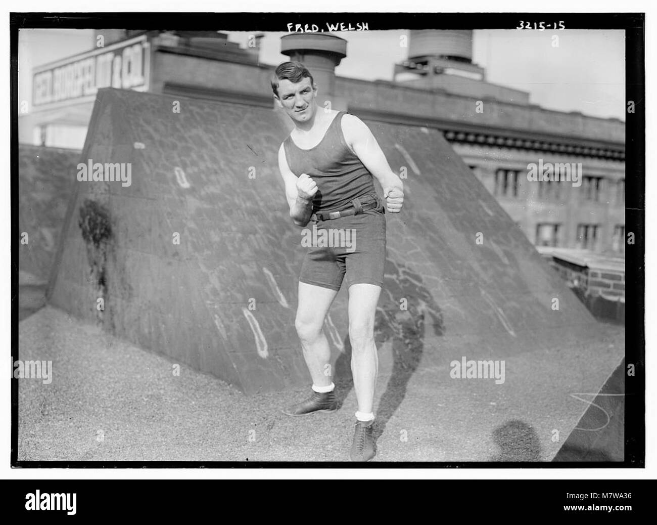 Portrait of Fred Welsh, an early 20th-century figure. The photograph ...