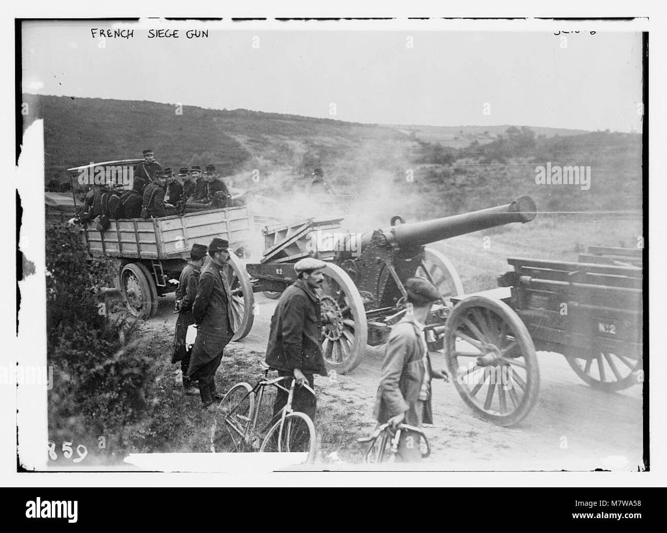 French Siege gun LCCN2014697209 Stock Photo - Alamy