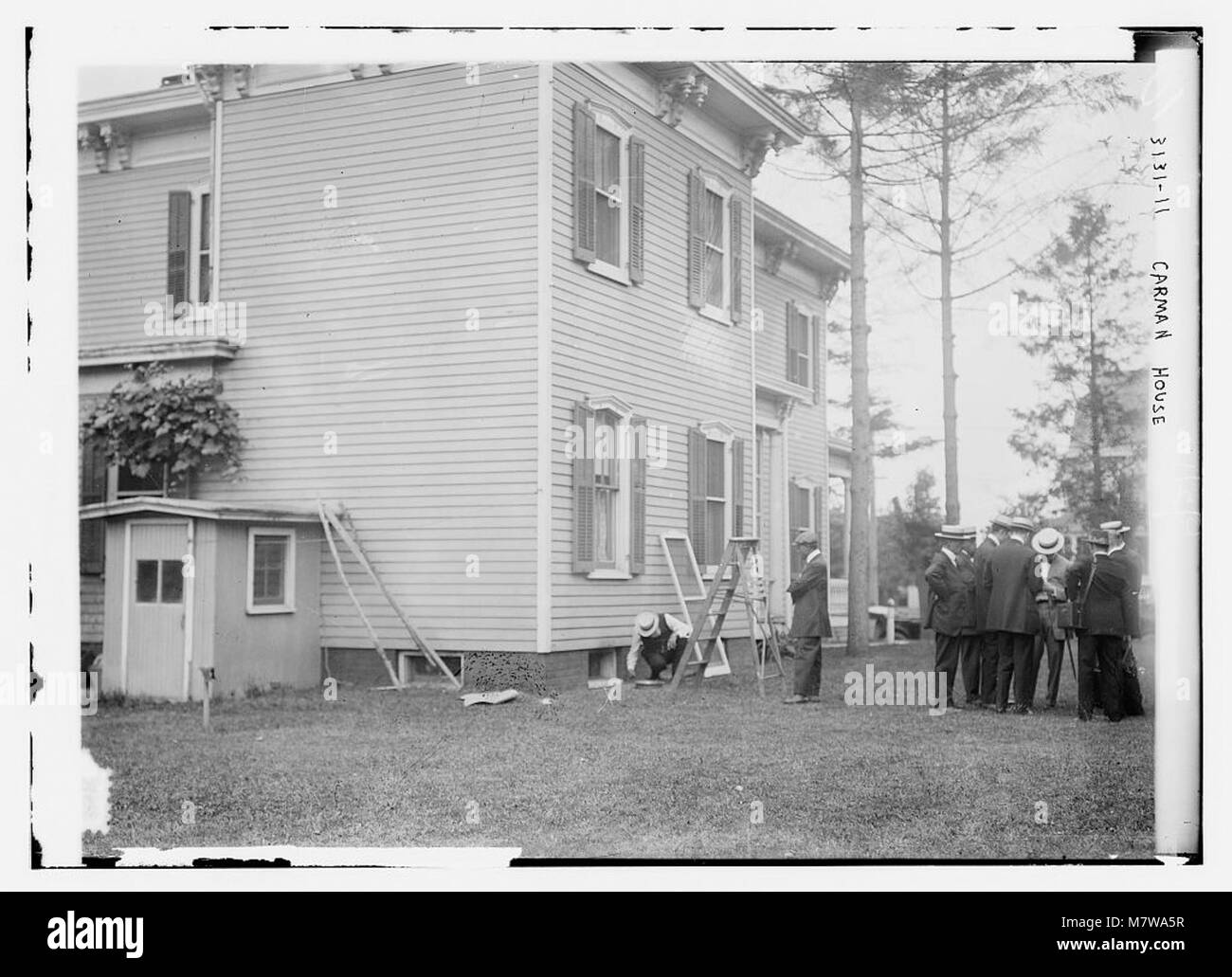 This photograph showcases Carman House, an important historical ...