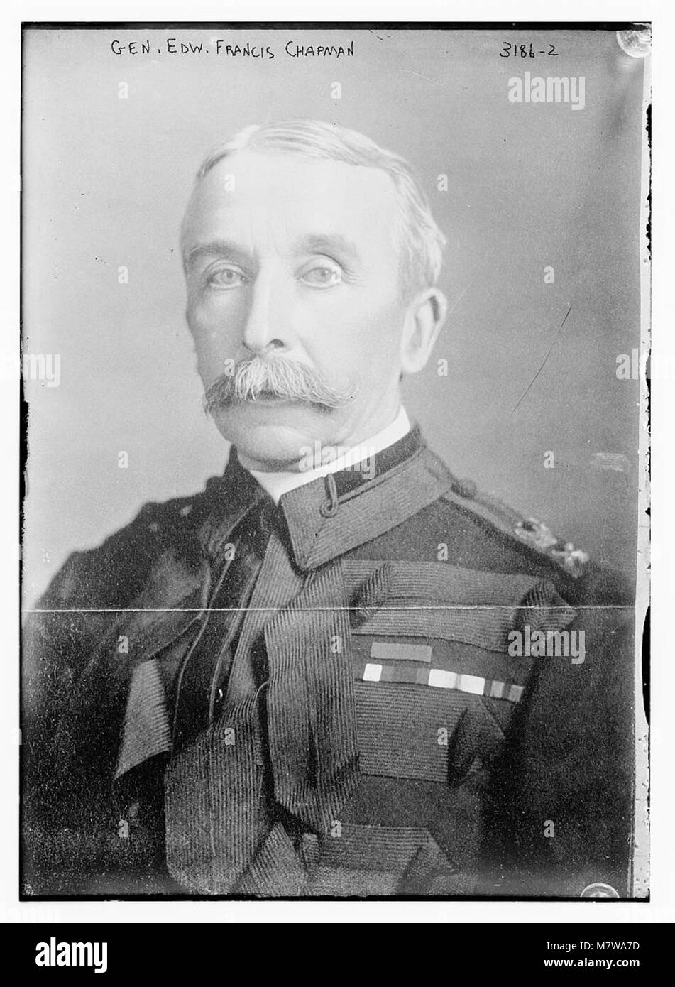 A portrait photograph of General Edward Francis Chapman, a military ...