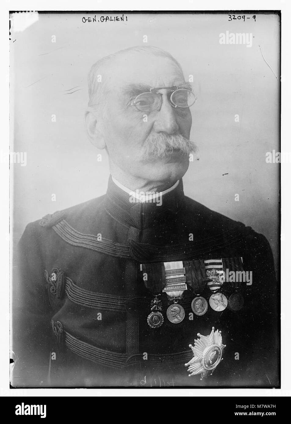 A portrait of General Joseph Gallieni, a prominent French military ...
