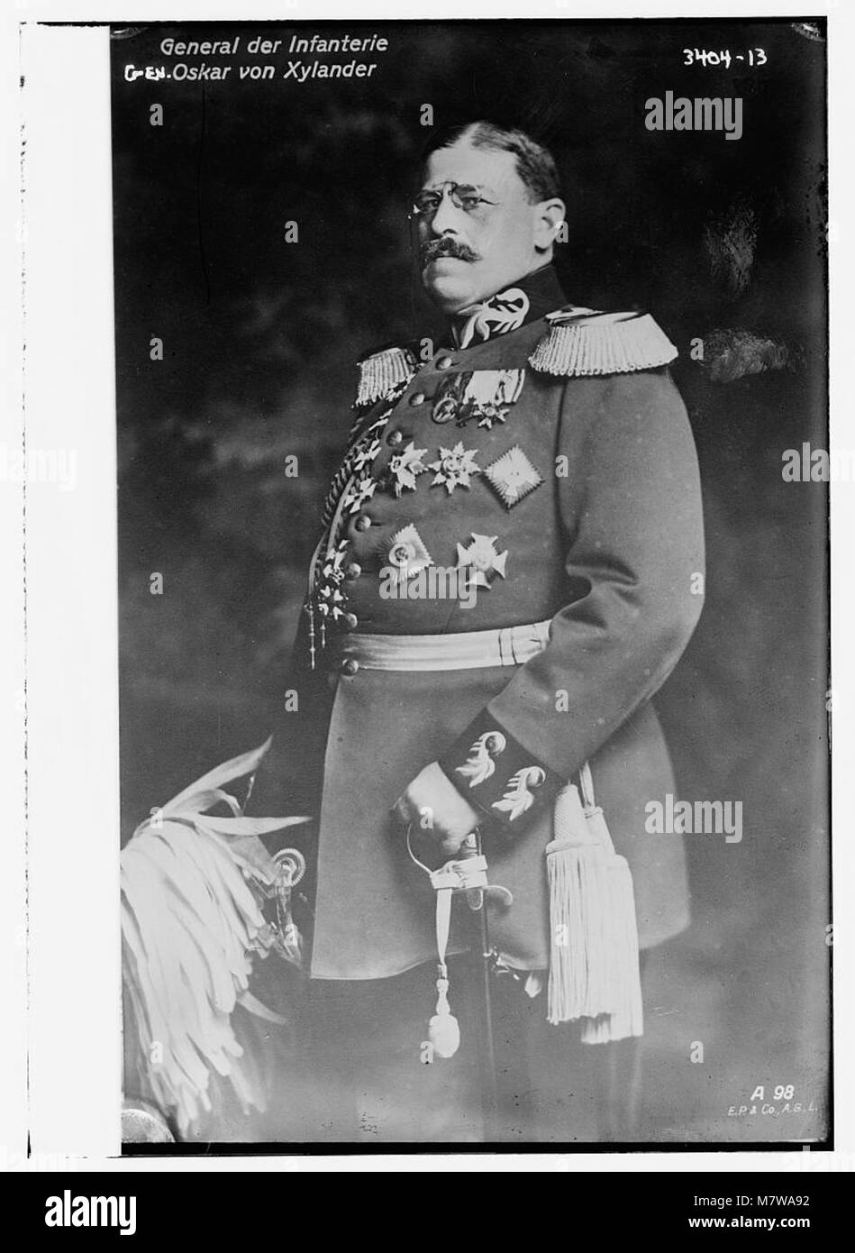 General der Infanterie- Gen. Oskar von Xylander LCCN2014697263 Stock ...