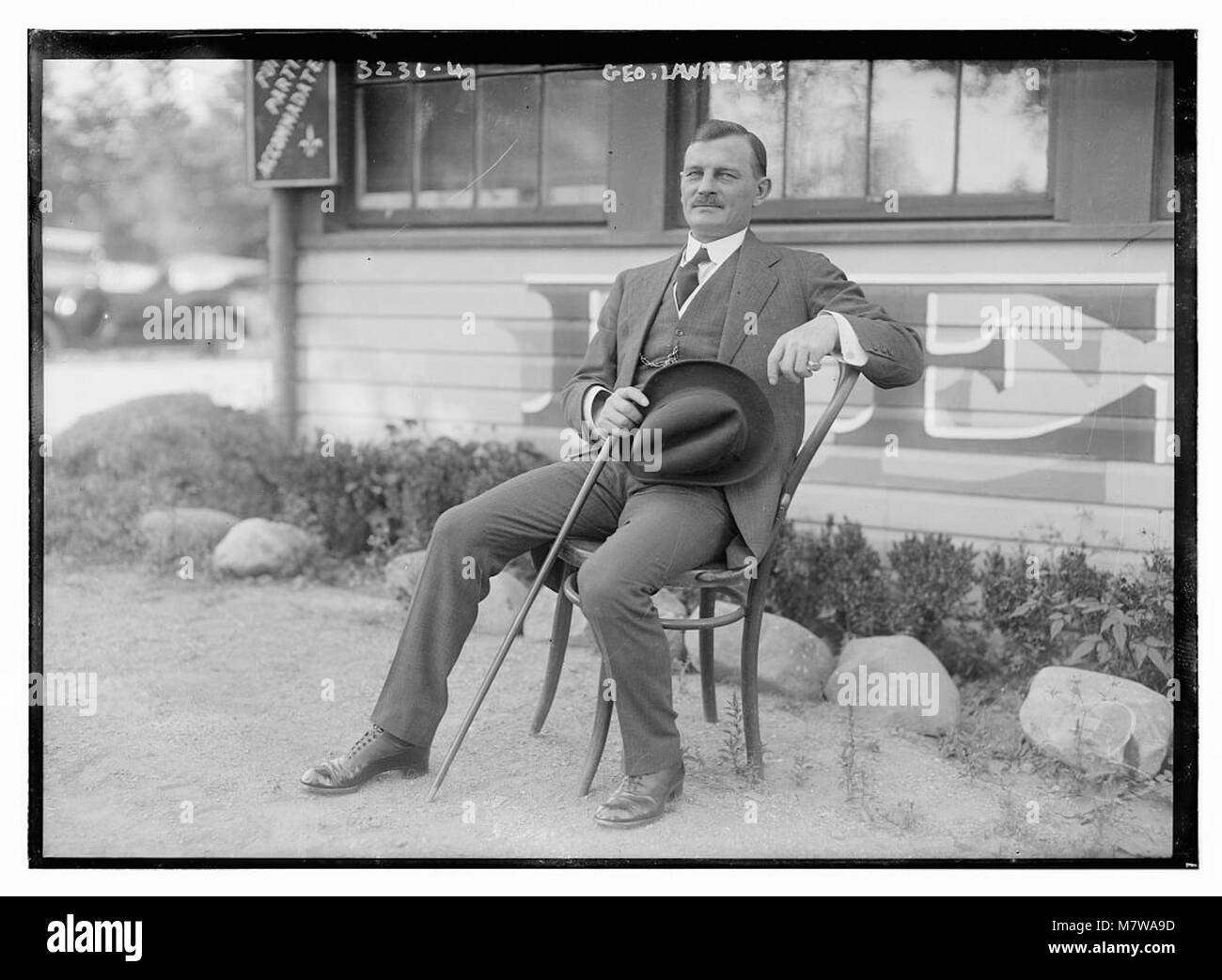 George Lawrence, possibly a historical figure, depicted in a formal ...