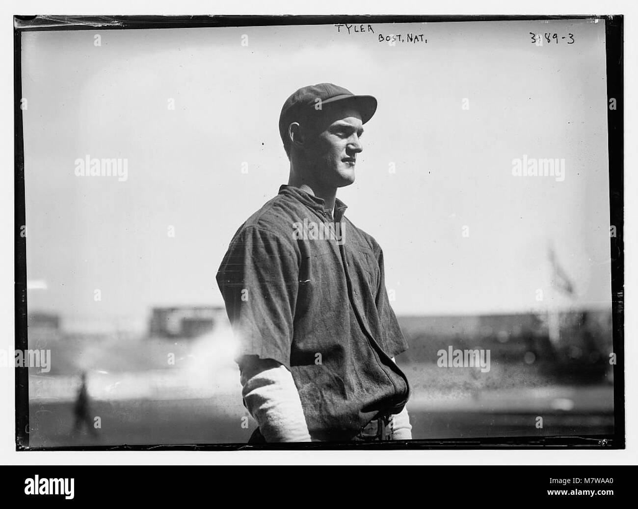 Photograph of George 'Lefty' Tyler, a baseball player for the Boston ...
