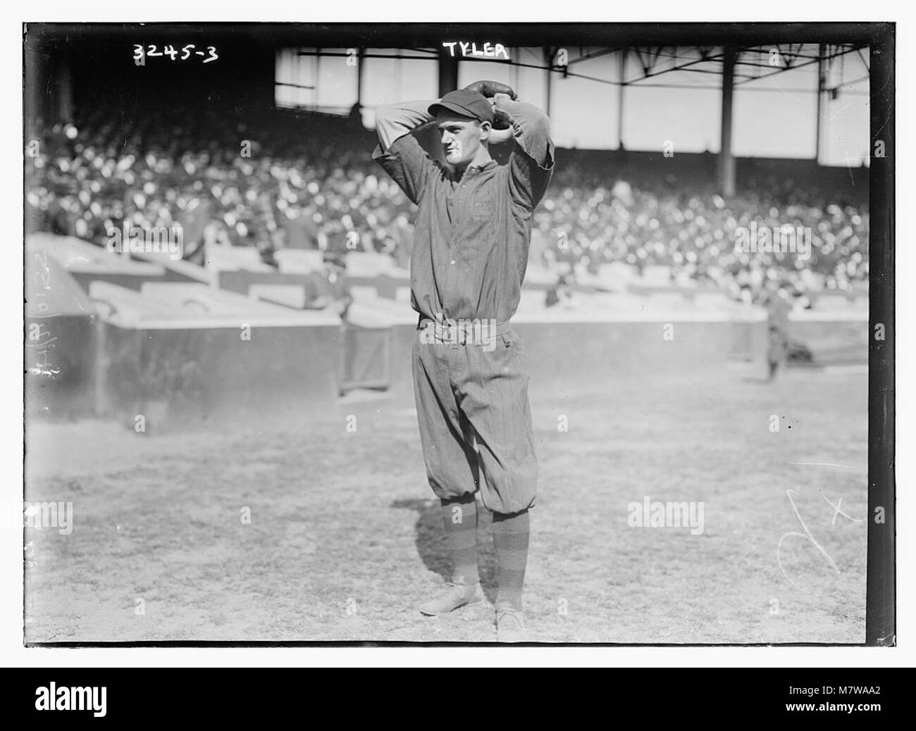Photograph of George 'Lefty' Tyler, a pitcher for the Boston National ...