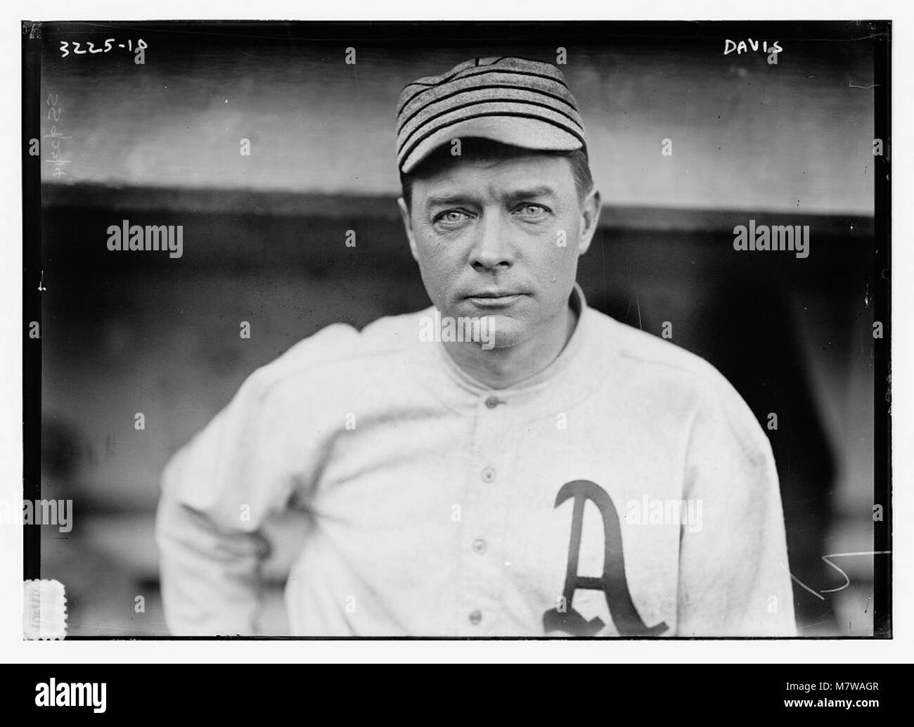 A portrait of Harry Davis, a baseball player from Philadelphia ...