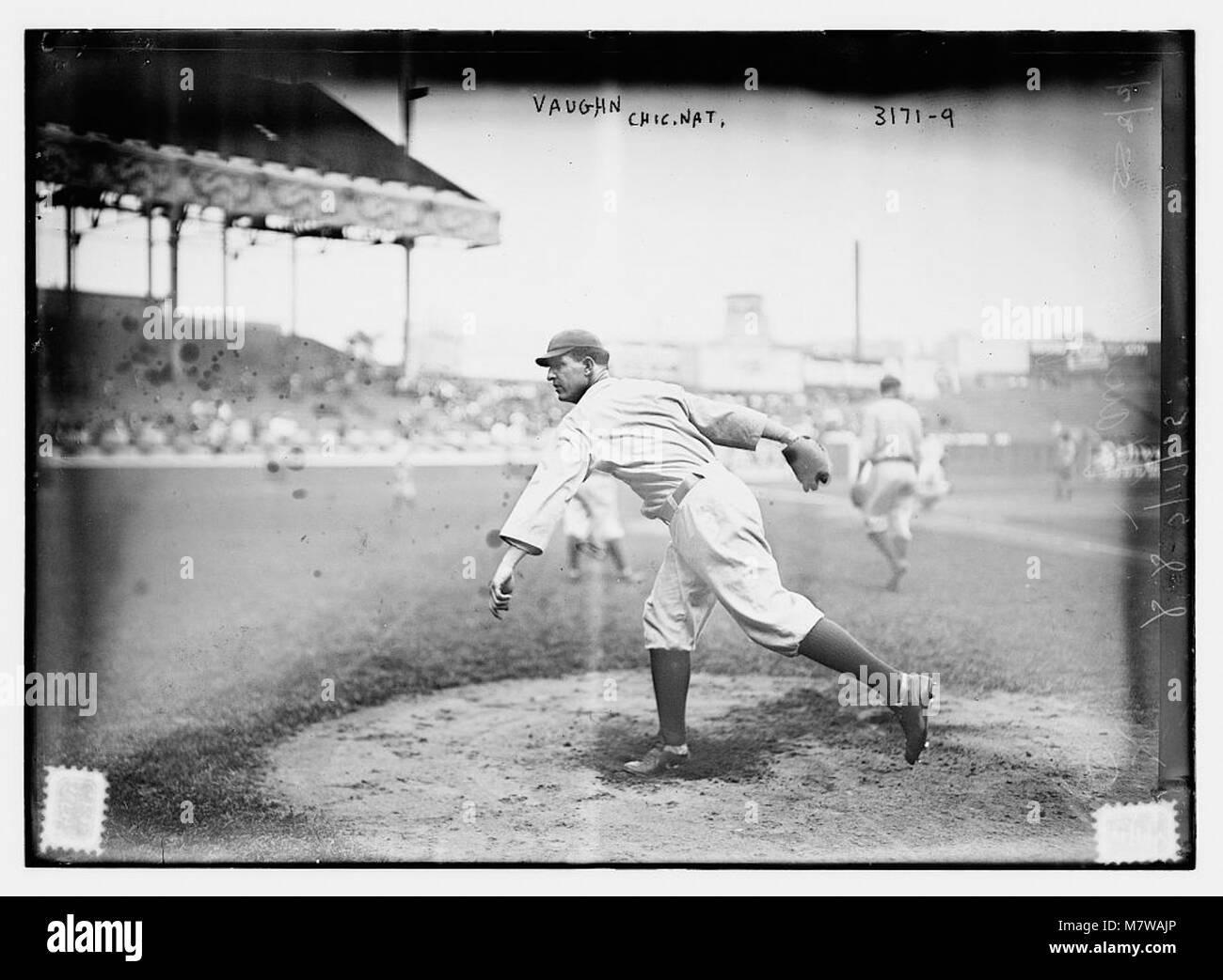 This image shows Hippo Vaughn, a professional baseball player for the ...