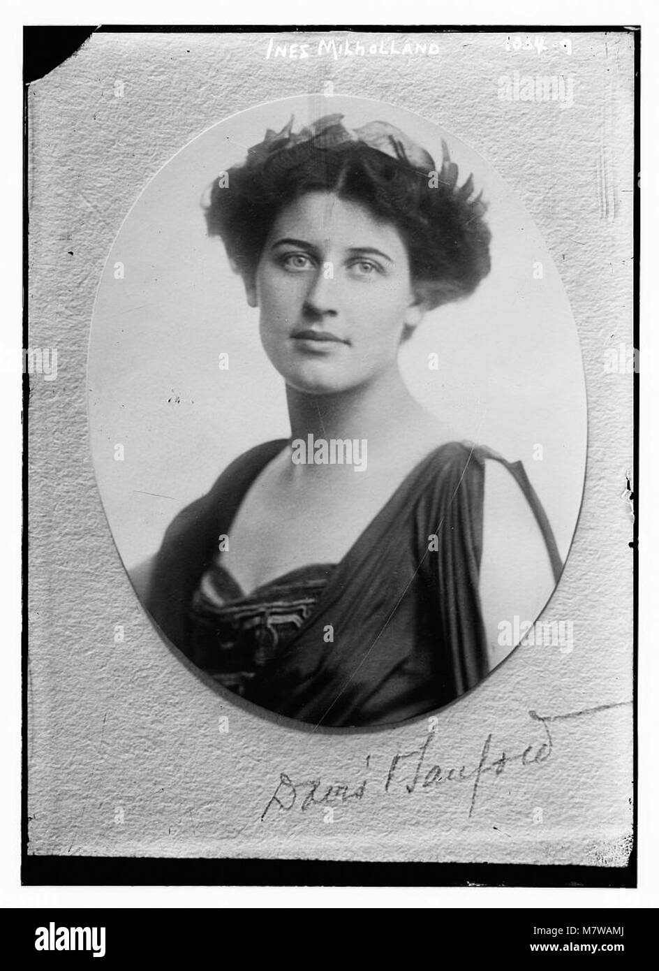 Inez Milholland, a prominent suffragist and social activist, is shown ...