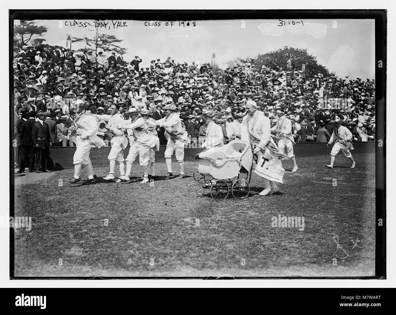The Yale University Class of 1908 celebrates their Class Day, an annual ...