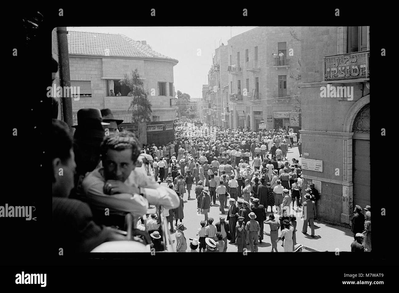 Jewish protest demonstrations against Palestine White Paper, May 18 ...
