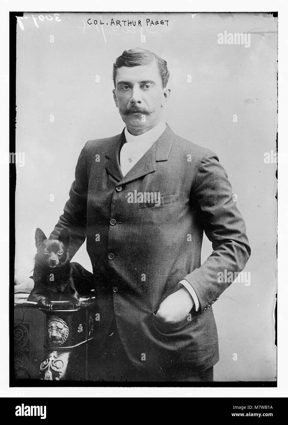 A portrait of Colonel Arthur Paget, a notable figure in the British ...