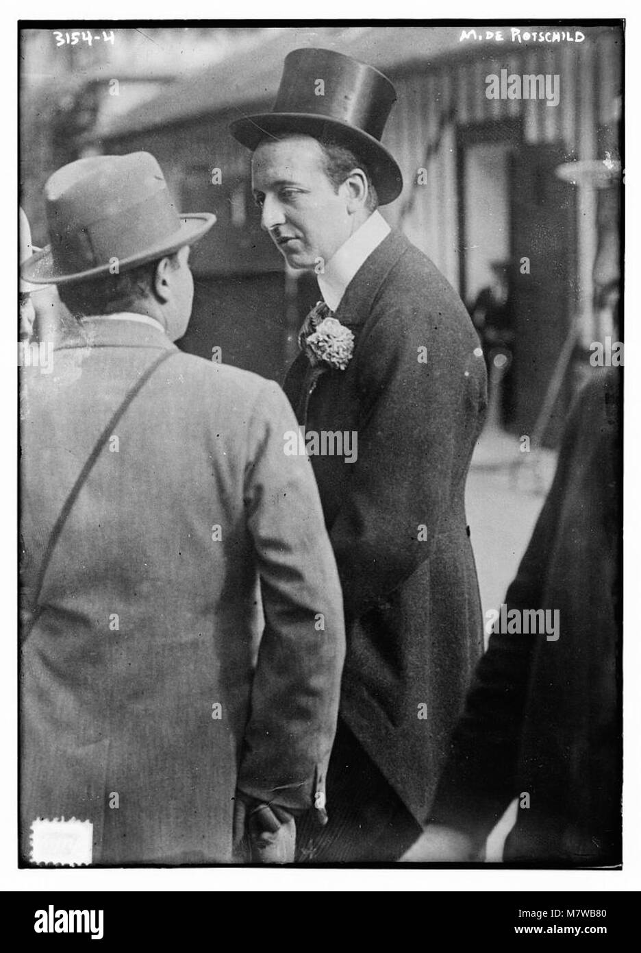 A portrait or photograph of M. de Rothschild, a prominent figure from ...