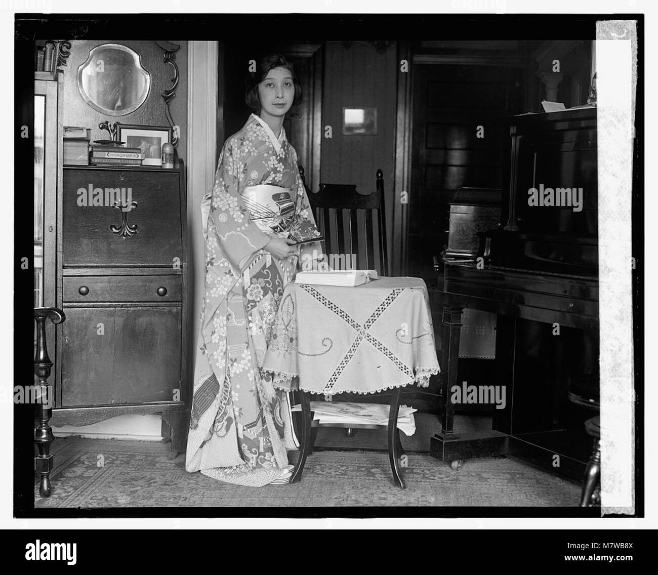 The layout image of Madam Sakamoto, captured by the Library of Congress ...