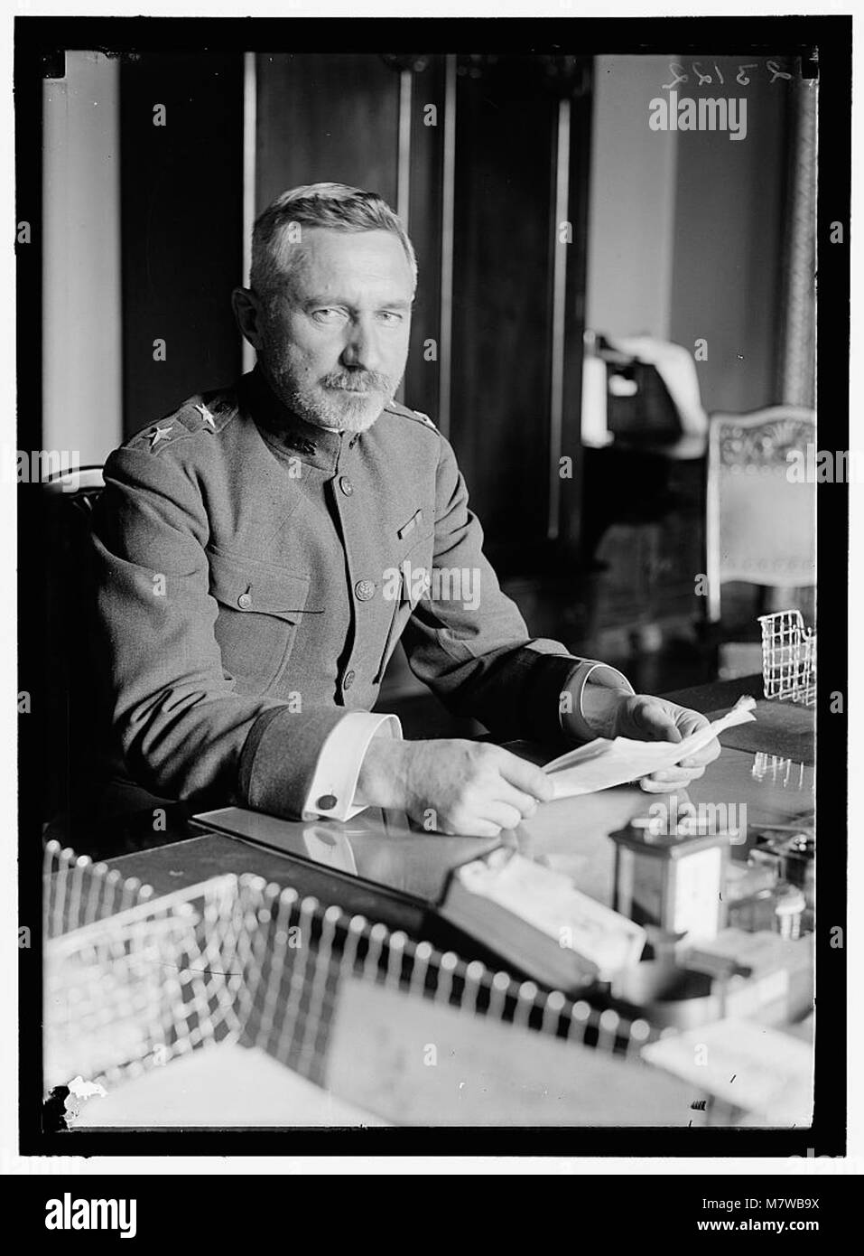 Major General Peyton C. March, the Chief of Staff of the U.S. Army, is ...