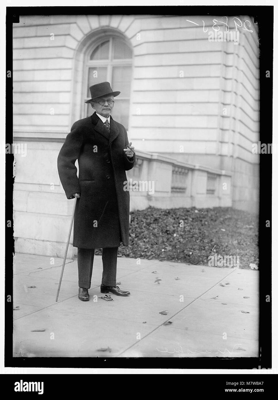 A formal portrait of Thomas Riley Marshall, the 28th Vice President of ...